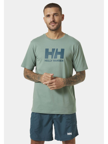 Футболка Helly Hansen, размер 48, цвет зеленый, серый - купить по ...