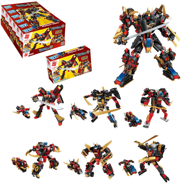 Конструктор Qman серия Trans-collector Робот-трансформер в машинку ...