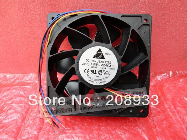 Для Delta QFR1224GHE-AP01, 12 см, четырехпроводной инверторный ...