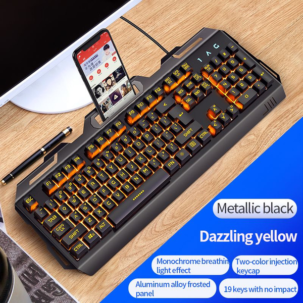 Характеристики Игровая клавиатура проводная V2 Офисная механическая ...