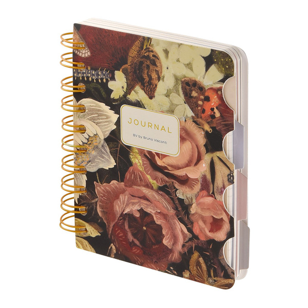 Блокнот с разделителями Bruno Visconti "ART JOURNAL" на гребне/ женская ...
