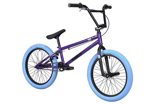 Велосипед Stark'24 Madness BMX 4 (серо-фиолетовый/черный/синий) HQ ...