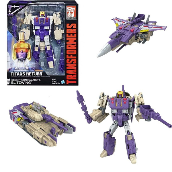 Трансформеры Hasbro Игрушка Titans Return Decepticon Hazard & Blitzwing ...