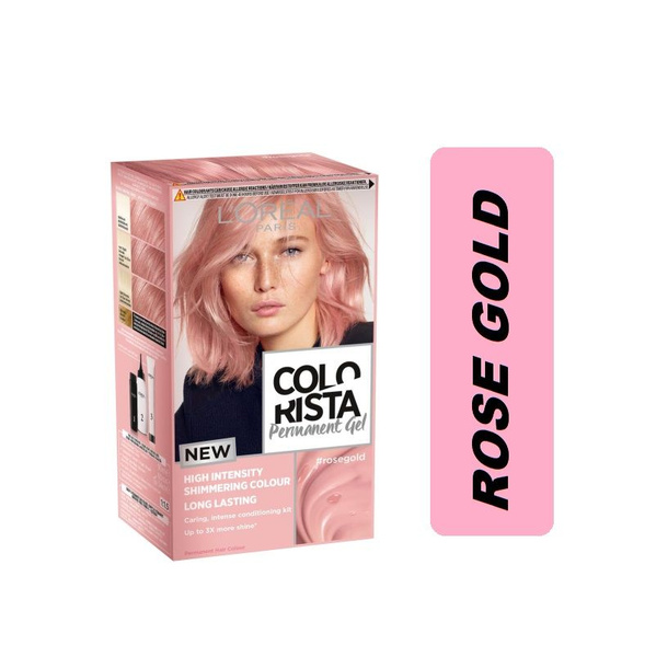 Стойкая краска для волос L'Oreal Paris Colorista Permanent Gel, Rose ...