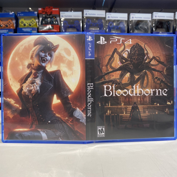 Игра "Bloodborne" PS4 - Кастомная обложка для диска - купить с ...