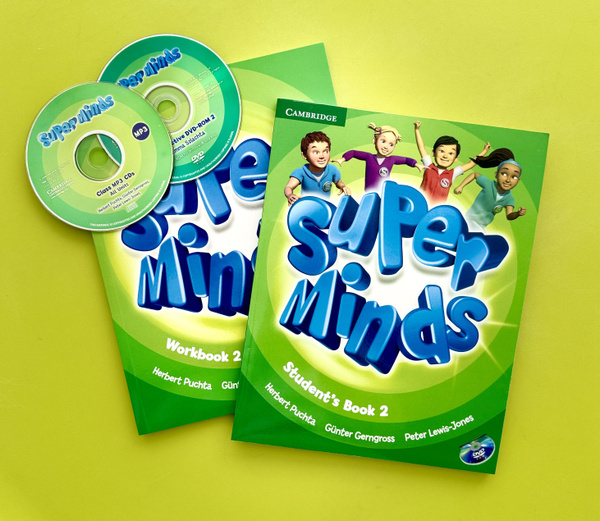 Комплект Super Minds 2: Student's Book and Workbook (Учебник, рабочая ...