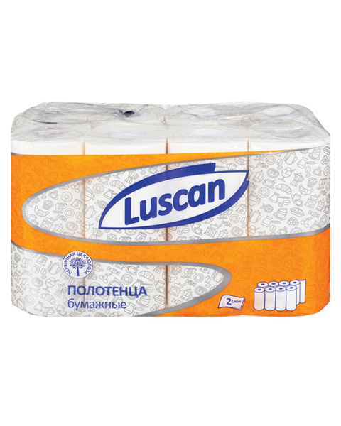 Luscan Professional Бумажные полотенца, 8 шт. - купить с доставкой по выгодным ценам в интернет ...