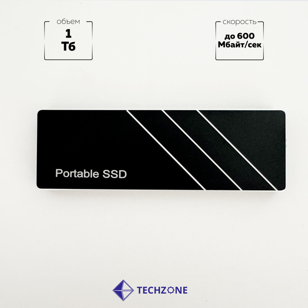 Внешний SSD-диск TECHZONE 795496, 1 ТБ - купить по выгодной цене в интернет-магазине OZON ...