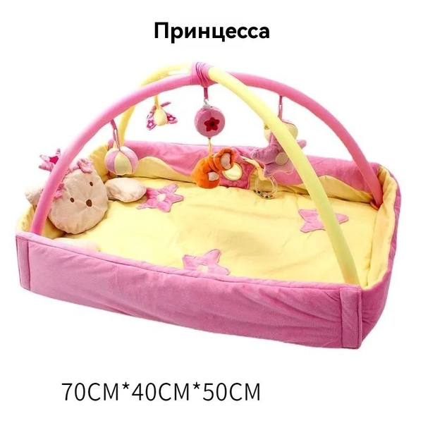Коврик развивающий Музыкальный Tiny love Зоосад,Детские игры одеяло ...