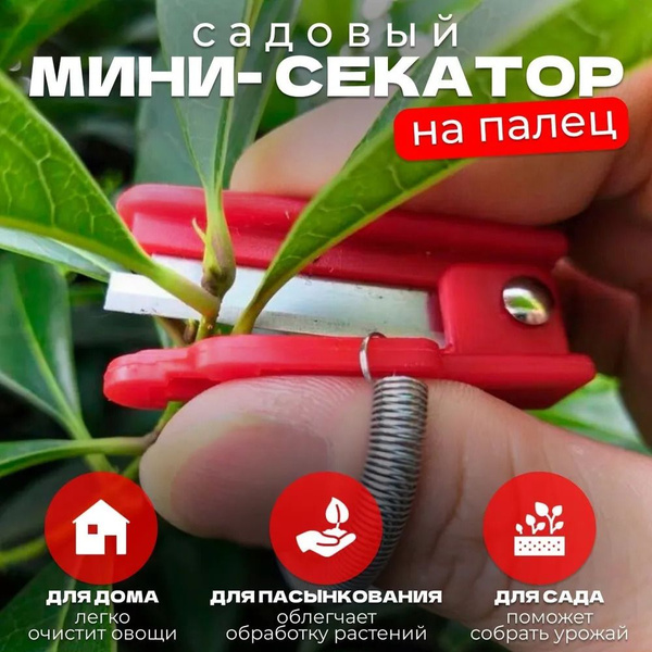Секатор Садовый на палец - купить по выгодным ценам в интернет-магазине ...