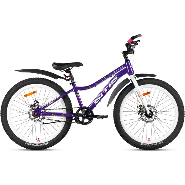 Велосипед SITIS DAISY 24" (2024) Dark Purple-White-Green, подростковый ...