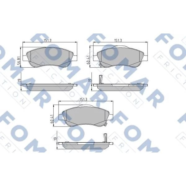 Колодки тормозные Fomar FO 933181 - купить по низким ценам в интернет ...