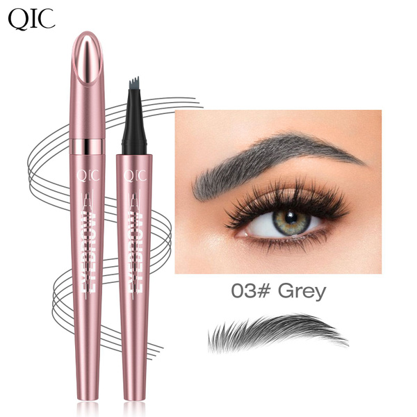 QIC Rose Gold Жидкий карандаш для бровей, водостойкий, устойчивый к ...