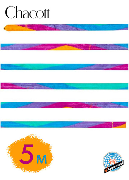 Лента CHACOTT Gradation цветная 5м. 286 (Оранжевый-Малиновый-Фиолетовый ...