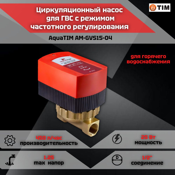 Электрический насос Aquatim AM-GVS15-04, 220 л/мин - купить по выгодной ...