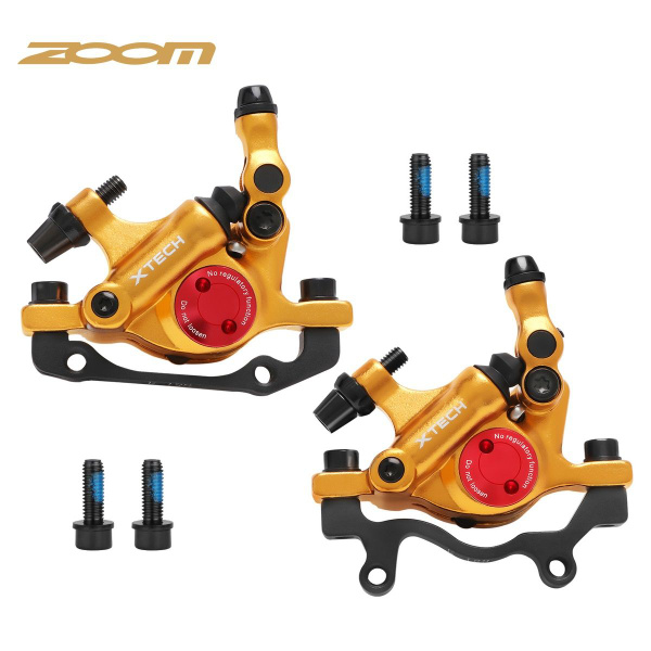 Калипер гидромеханический дискового тормоза ZOOM HB-100 (передний ...