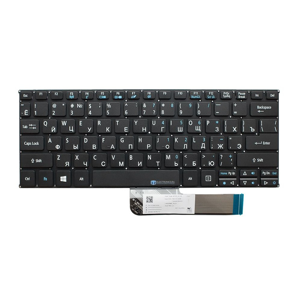 Клавиатура для ноутбука Acer Switch 10 SW5-012 , 011 , 014 - черная ...