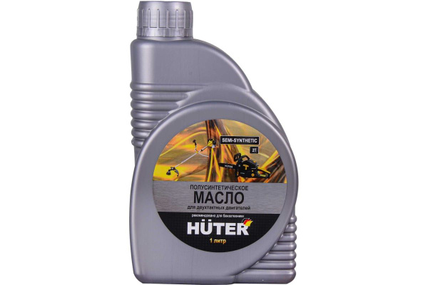 Масло 2Т полусинтетическое 1 л для двухтактных двигателей, для техники Huter 73/8/3/2 - купить с ...