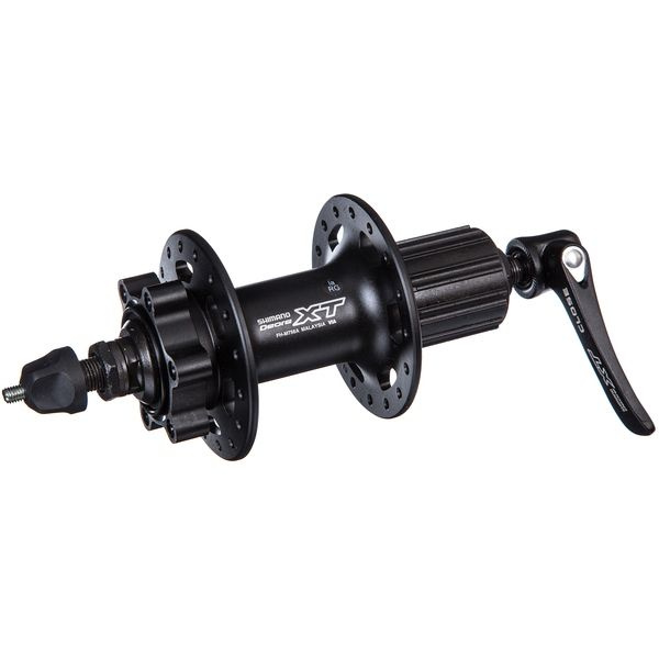 Втулка задняя алюминиевая под кассету Shimano DEORE XT, FH-M756A L 32H ...