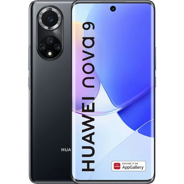 Смартфон HUAWEI Nova 9 128 ГБ 8 ГБ Черный OLED/AMOLED 2 SIM купить c доставкой на OZON по низкой ...
