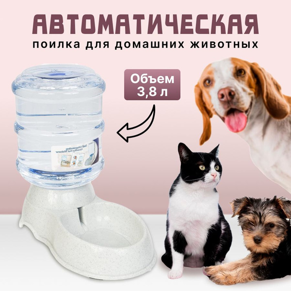 Автопоилка для кошек и собак с миской, автоматическая поилка для ...