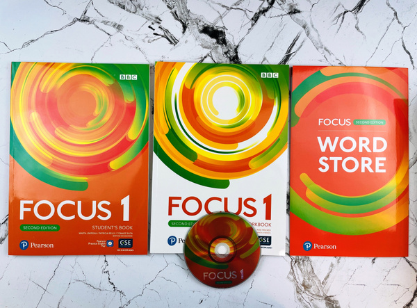 Focus 1 Student's Book + Workbook + CD (second edition), TheBookCorner ...