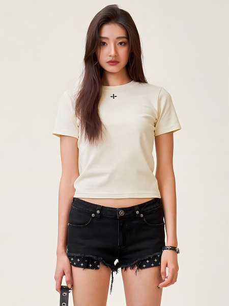 Футболка SMFK, размер 44, цвет белый, 92% хлопок 8% эластан - купить по выгодной цене в интернет ...