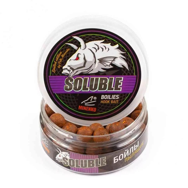 Бойлы пылящие насадочные 14 мм Кальмар / Осьминог Minenko (Миненко) - PMbaits Squid Octopus ...