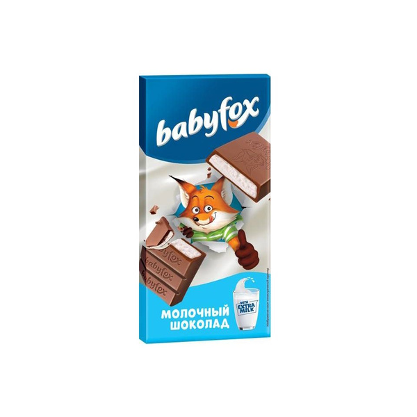 BabyFox Шоколад молочный, 90 г - купить с доставкой по выгодным ценам в ...