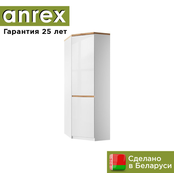 Шкаф распашной ANREX Таурус 1DGL, 70.8x93x215 см купить c доставкой на OZON по низкой цене ...