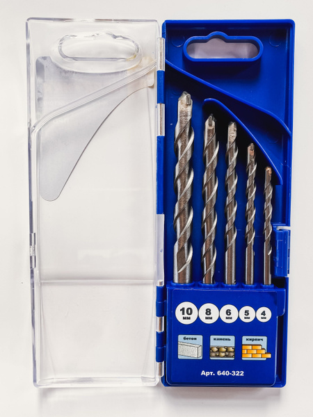Сверло профессиональное усиленное карбидом по кирпичу, по бетону и по ...