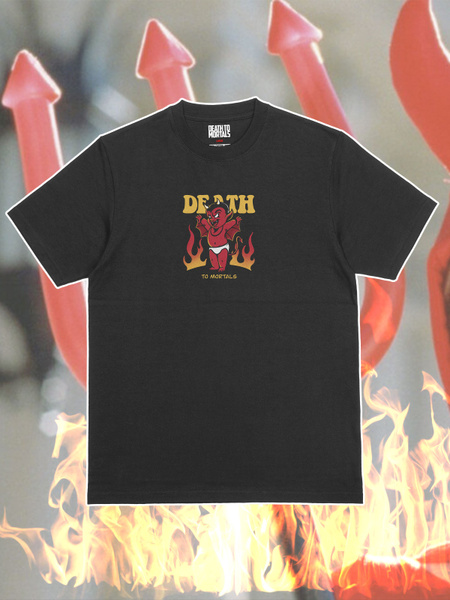 Футболка Death to Mortals, размер 50, цвет черный, 100% хлопок - купить ...