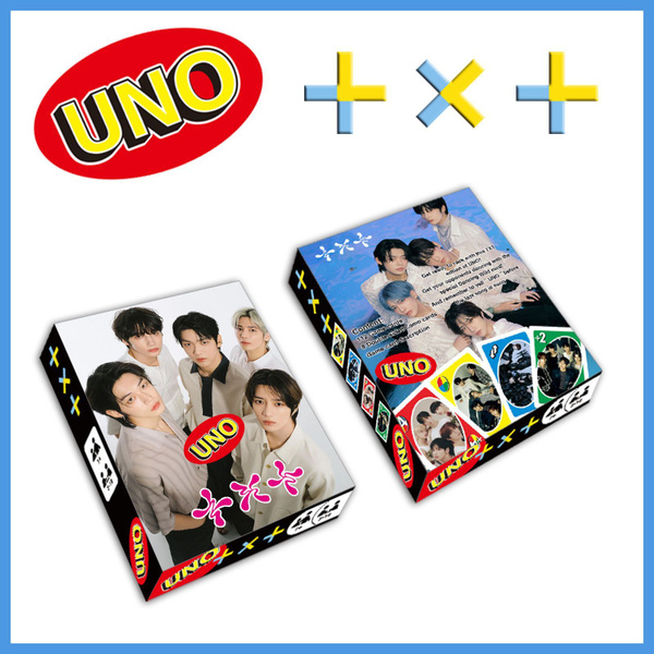 112 листов/коробка StrayKidsTXT Uno BTS Seventeen UNO Solitaire UNO настольная игровая карта с ...