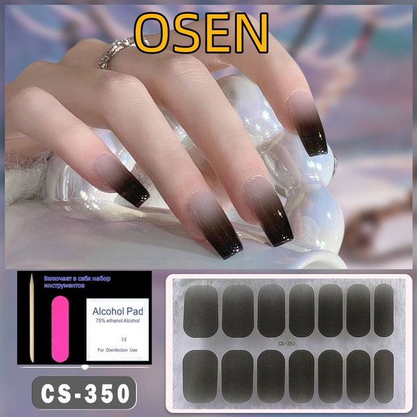 OSEN-Гелевые/Лаковые полоски для быстрого маникюра,Содержит набор инструментов.14 штук, включая ...