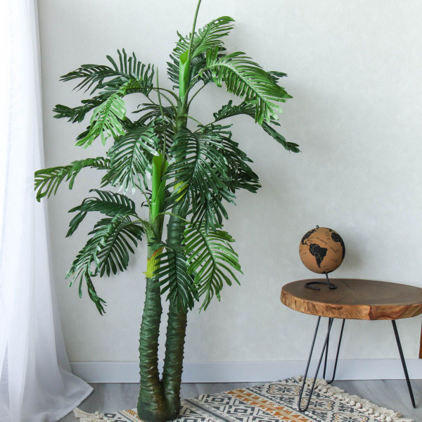 Купить Дерево искусственное для декора интерьера ПАЛЬМА, высокое ...