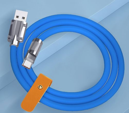 Кабель USB Type-C Кабель 3 в 1 быстрой зарядки 120 Вт 1.2 метра ...