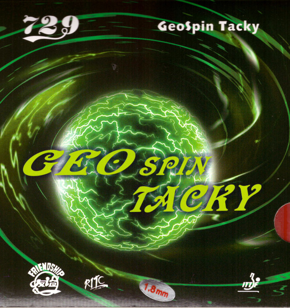 Накладка для ракетки Friendship 729 Geospin Tacky 1.5 black - купить с доставкой по выгодным ...
