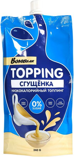 Соус десертный без сахара Бомббар сгущенка Фитнес Фуд м/у, 240 г ...