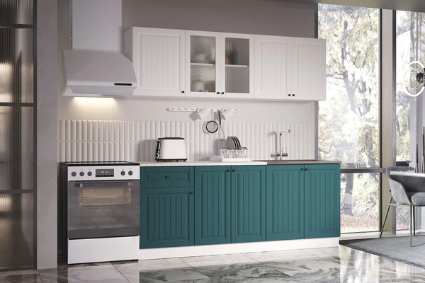 Кухня Антураж 2.0 м акация белая/моренга купить по выгодной цене в ...