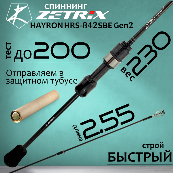 Спиннинг ZETRIX HAYRON, от 1 гр купить по выгодным ценам в интернет-магазине OZON (1620541445)