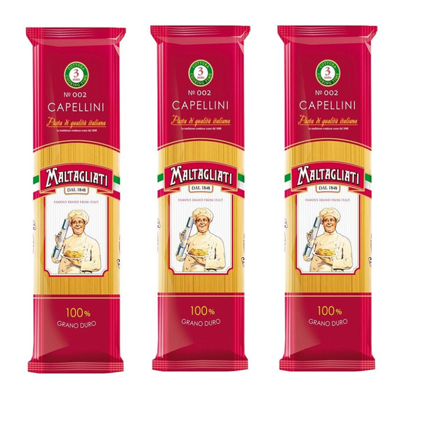 Макаронные изделия Maltagliati Capelini № 002,комплект 3шт. - купить с ...