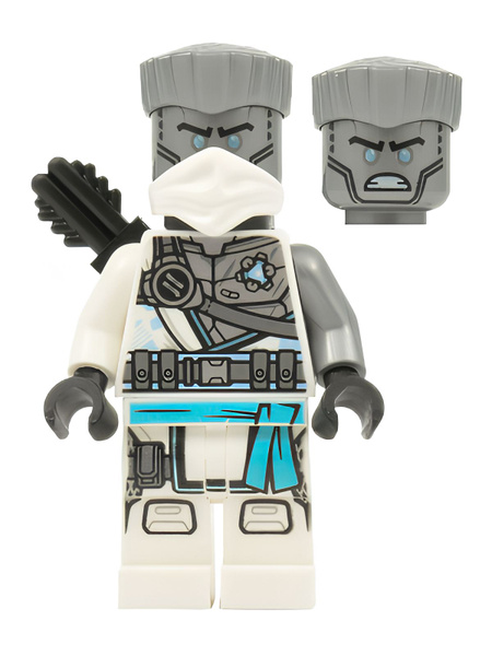 Минифигурка Lego Zane - The Island, Mask and Hair, Quiver njo687 U ...