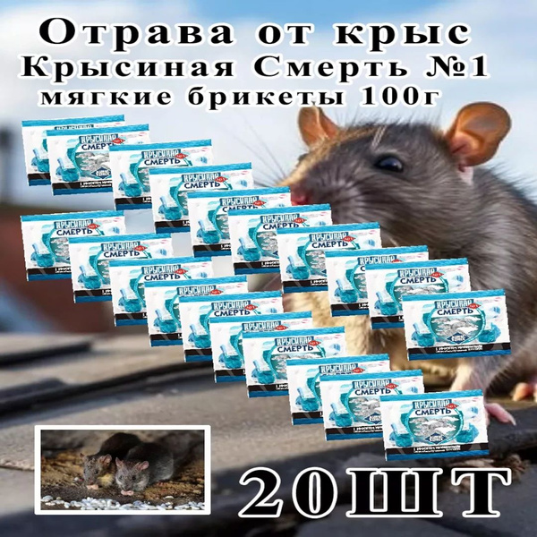 Крысиная смерть / Отрава для крыс - купить с доставкой по выгодным ...