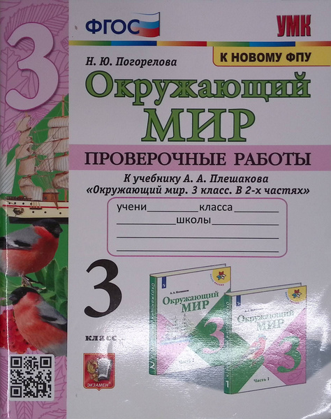 Окружающий мир 3 класс. Проверочные работы к учебнику А.А. Плешакова ...
