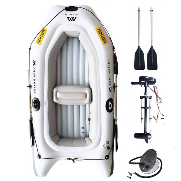 Лодка надувная для рыбалки Aqua Marina MOTION-88821 с электромотором T ...