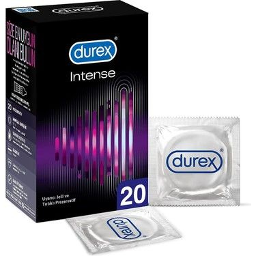 Презервативы Durex Intense Orgasmic рельефные со стимулирующим гелем ...
