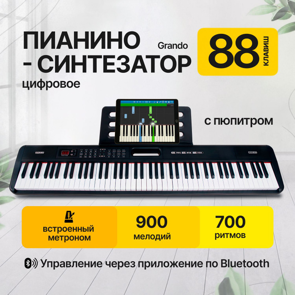 Цифровое пианино-синтезатор Grando, 88 клавиш - купить с доставкой по ...