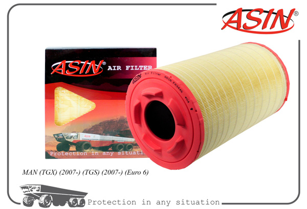 Фильтр воздушный 81.08405-0033 ASIN.FA3446 для MAN TGX 2007- TGS 2007 ...