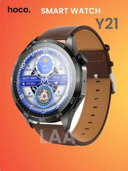 Купить смарт-часы hoco Y21, экран 1.43" - купить по низким ценам в ...