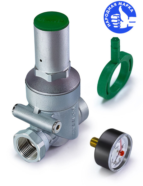 Редуктор давления 1" TIM с манометром Zeissler ZSr.701.0106N - купить с доставкой по выгодным ...